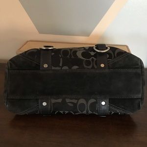 Coach | Bags | Authentic Coach Signature C Black Handbag | Poshmark